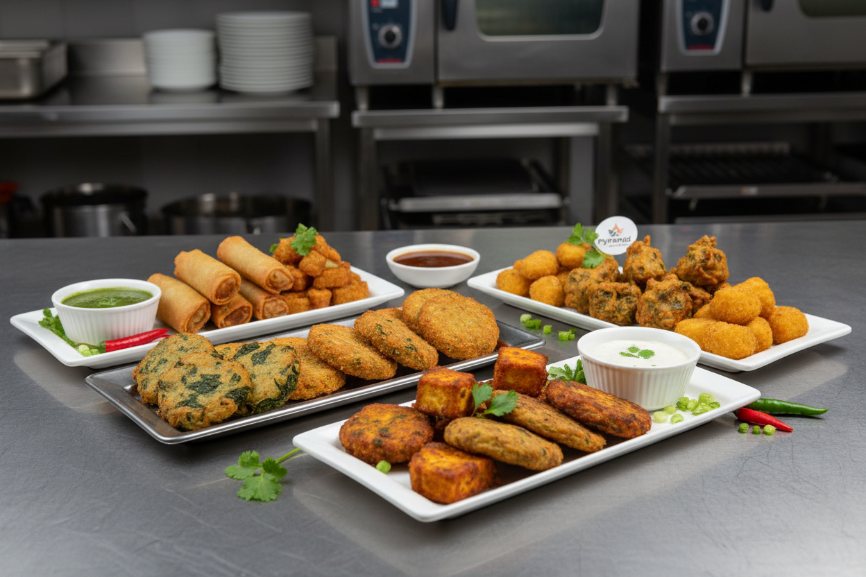 Ready to Eat Veg Snacks for Restaurants & Cafes | Premium Veg Starters ...